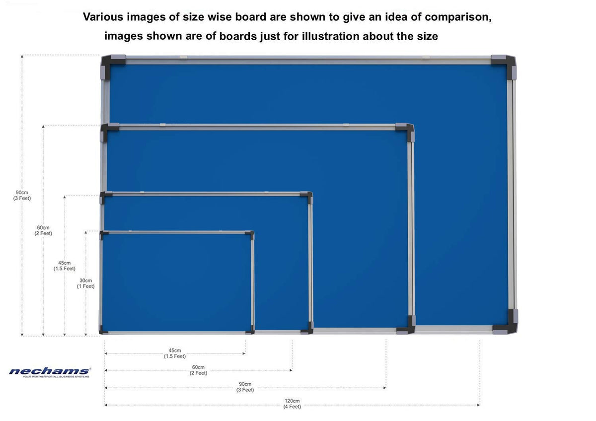 Nechams® Push Pins, Easel Stand Combo Pack with Notice Board/Bulletin ...